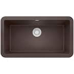 Blanco IKON Farmhouse Apron Front Granite Composite 30 in. Single Bowl ...