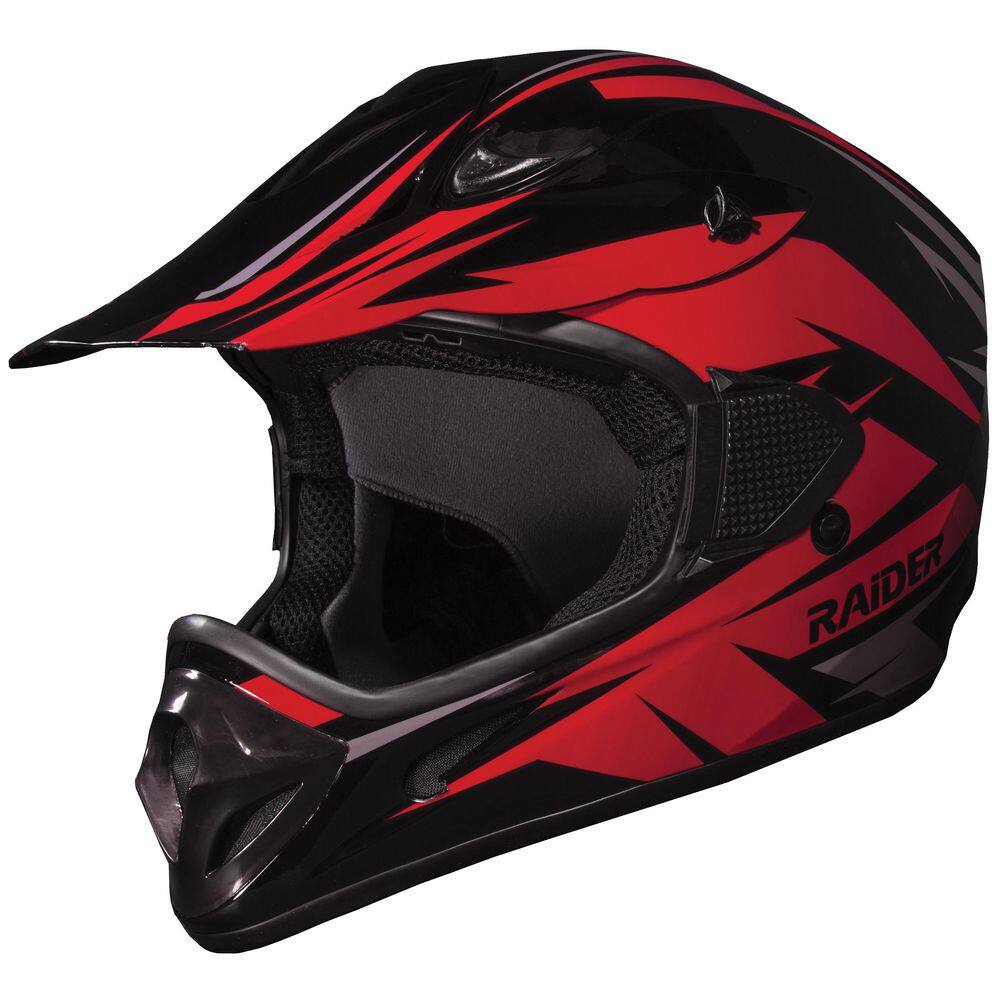 RAIDER RX2 ADULT MX HELMET RED-XL 2171016 - The Home Depot