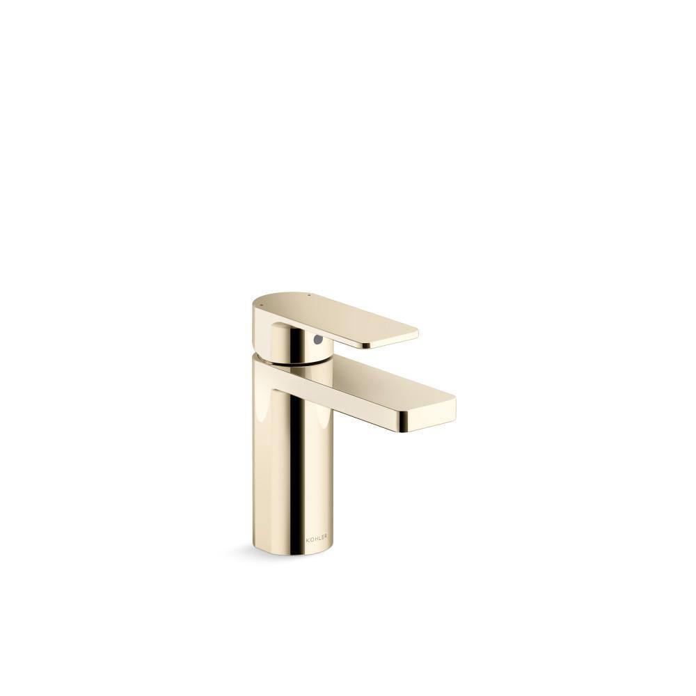 KOHLER Parallel Single Handle Single Hole Bathroom Faucet in Vibrant ...