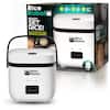 Reviews for RICE ROBOT 4-Cup White Space Saving Rice Cooker with ...