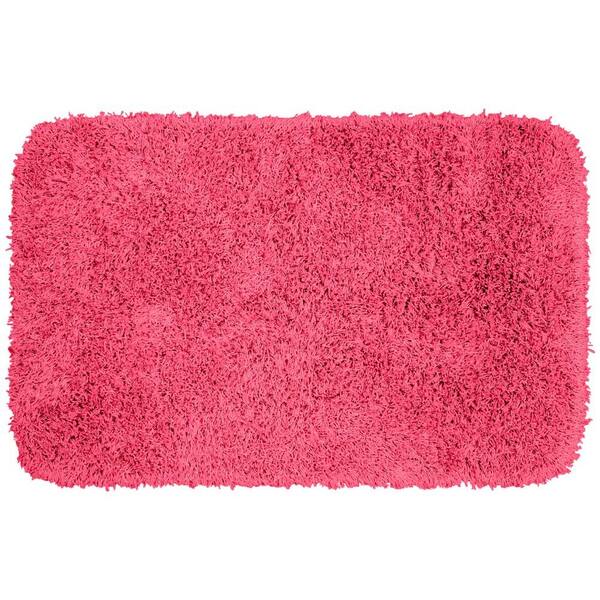 Garland Rug Jazz Pink 24 in. x 40 in. Washable Bathroom Accent Rug BEN ...
