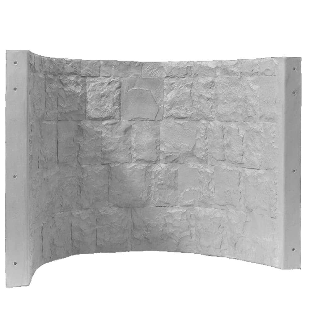 SHAPE PRODUCTS Rockwell 42 in. x 23 in. x 48 in. Gray Composite Window ...