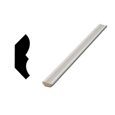 FINISHED ELEGANCE WM623 9/16 in. x 3-1/4 in. x 96 in. Base Moulding ...