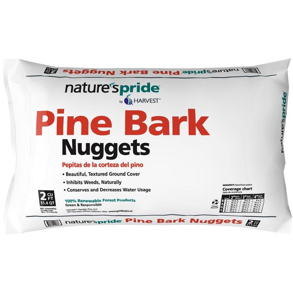 Garden Pro 2 Cu Ft Pine Bark Nuggets Pbn2n The Home Depot