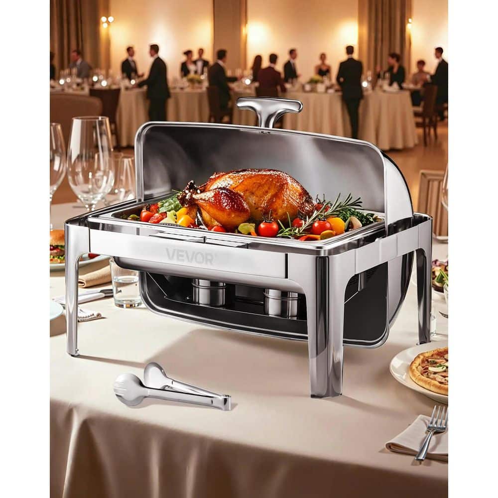 Reviews for VEVOR Roll Top Chafing Dish Buffet Complete Set, 9 qt ...