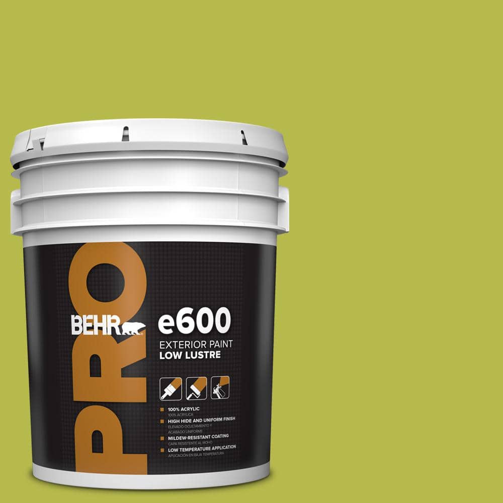 BEHR PRO 5 gal. #400B-6 Japanese Fern Low Luster Exterior Paint PR62305 ...