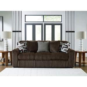 Signature DESIGN BY ASHLEY Meadowview 99 in. Rolled Arm Polyester ...