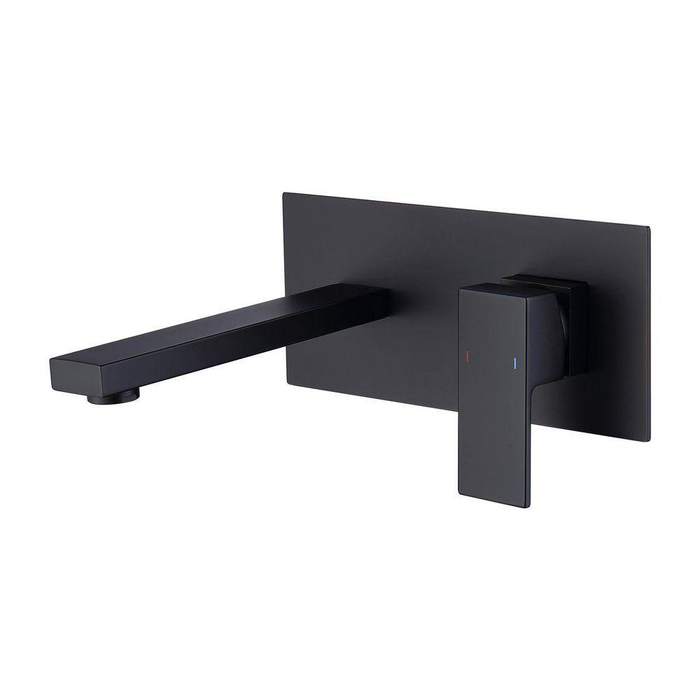 cobbe Single-Handle Rectangular Wall Mounted Bathroom Faucet or Bathtub ...