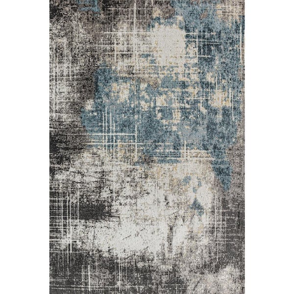 Rugs America Jada Midnight Black Area Rug - 2 X 4 RA31673 - The Home Depot
