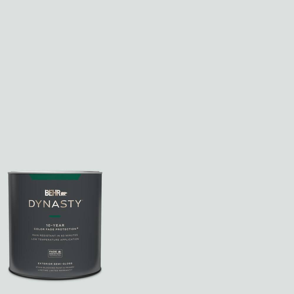 BEHR DYNASTY 1 qt. #MQ3-50 River Veil Semi-Gloss Exterior Stain ...