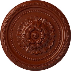 Ekena Millwork 11-1/2" x 1" Palmetto Urethane Ceiling Medallion, Primed ...