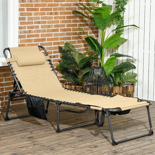 Folding metal sun lounger store