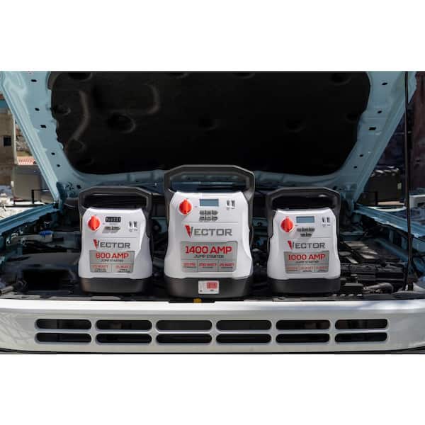 VECTOR 1000 Amp Jump Starter, Compressor, USB Power VECJ1C - The Home Depot