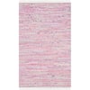SAFAVIEH Rag Rug Light Pink/Multi 4 ft. x 6 ft. Striped Area Rug ...