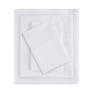 Madison Park 600 Thread Count 7-Piece White Split King Pima Cotton ...