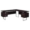 Cappuccino Computer Desk HD7305 - The Home Depot