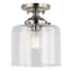 KICHLER Winslow 1-Light Brushed Nickel Contemporary Kitchen Mini ...