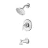 Pfister Avalon Single Handle Tub and Shower Trim Kit in Polished Chrome ...