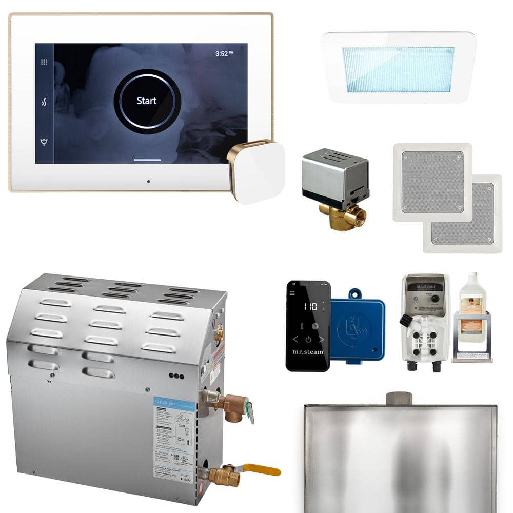 Mr. Steam MS (XDream) 9 kW (9000 W) Steam Shower Generator Package with ...