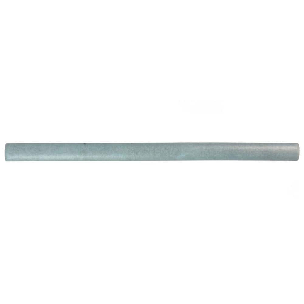 Merola Tile Coco Demi-Bullnose Matte Blue Grass 1/2 in. x 7-7/8 in ...