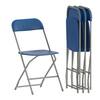 Carnegy Avenue Blue Metal Folding Chairs CGA-LE-181083-BL-HD - The Home ...