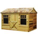 Cedarshed Longhouse 12 ft. x 6 ft. Western Red Cedar Garden Shed LH126