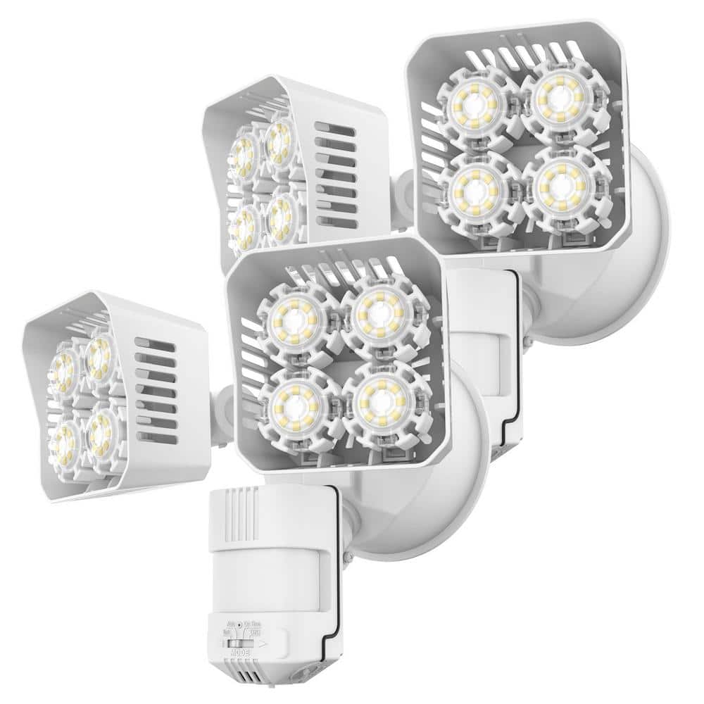 Reviews for SANSI 36-Watt 3600 Lumens 180-Degree White Motion Sensor ...