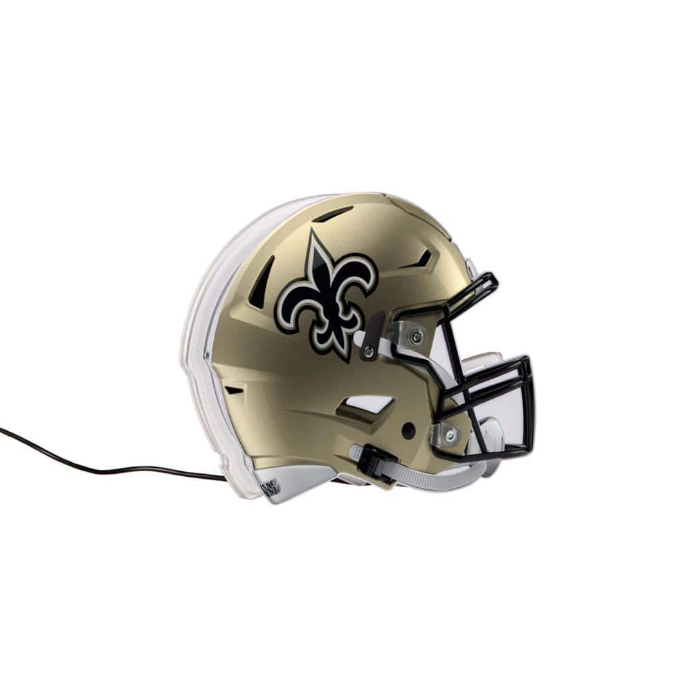 Evergreen New Orleans Saints Gold NFL Football Helmet Desklite LED ...