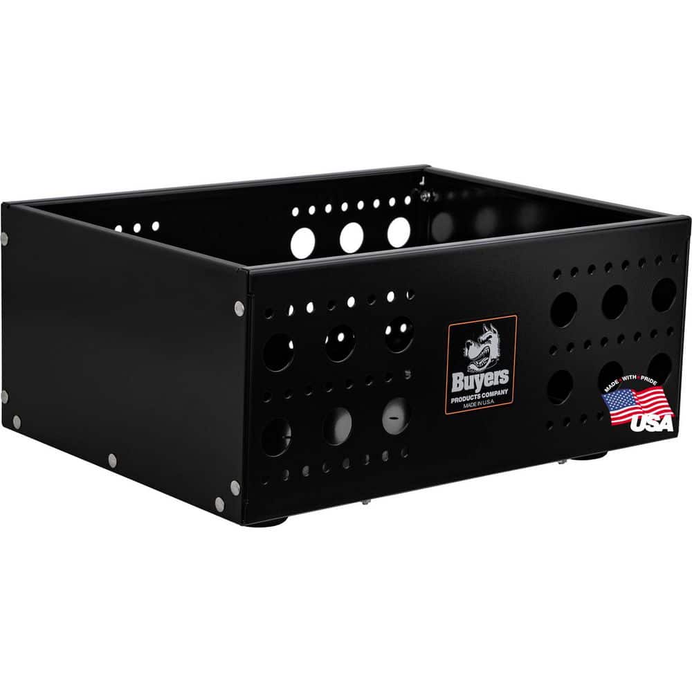 BUYERS PRODUCTS 18x10x24 Gloss Black Multi-Purpose Storage Cargo Box ...