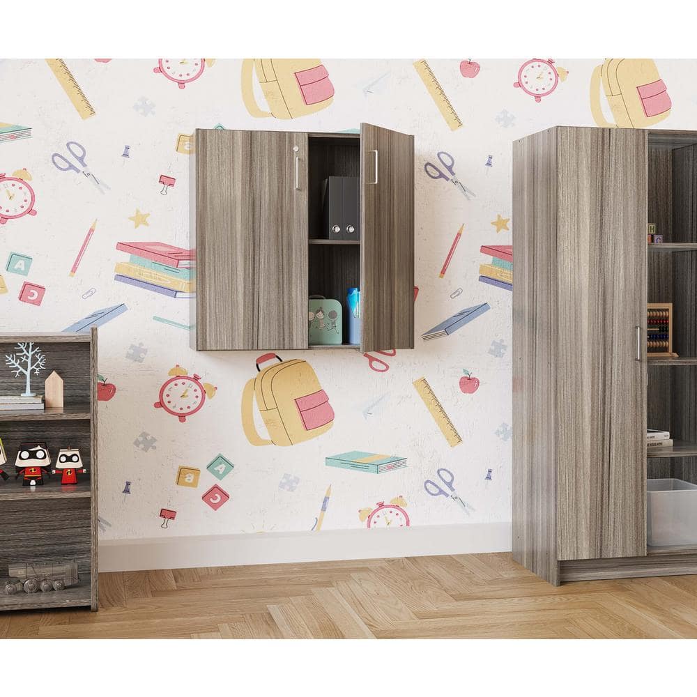 TOT MATE 37 in. W x 36.5 in. H Classroom 4-Compartment Wall Storage ...