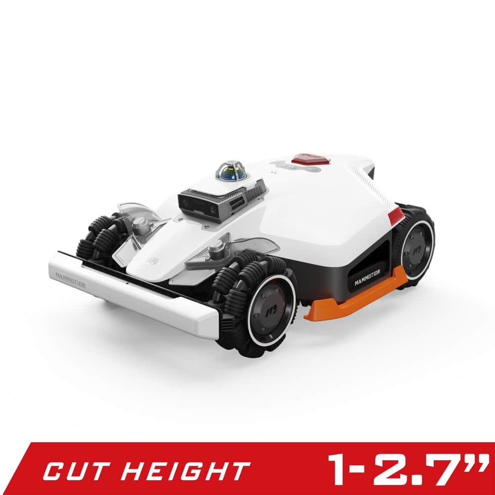 MAMMOTION Luba 3 AWD 16 in. 360° LiDAR Robot Lawn Mower (1/3 Acre ...