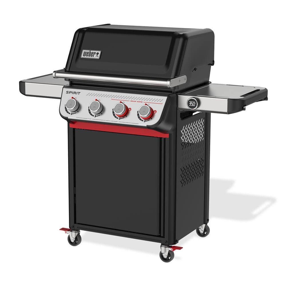 Weber Spirit EP-425 4-Burner Liquid Propane Gas Grill in Black with ...