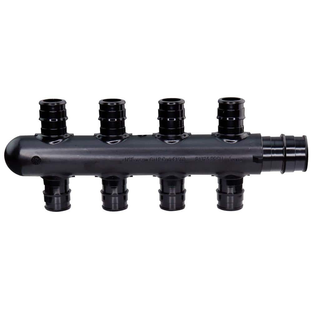Apollo 3/4 in. x 1/2 in. PEX-A Barb Inlets x PEX-A Poly Alloy 8-Port ...