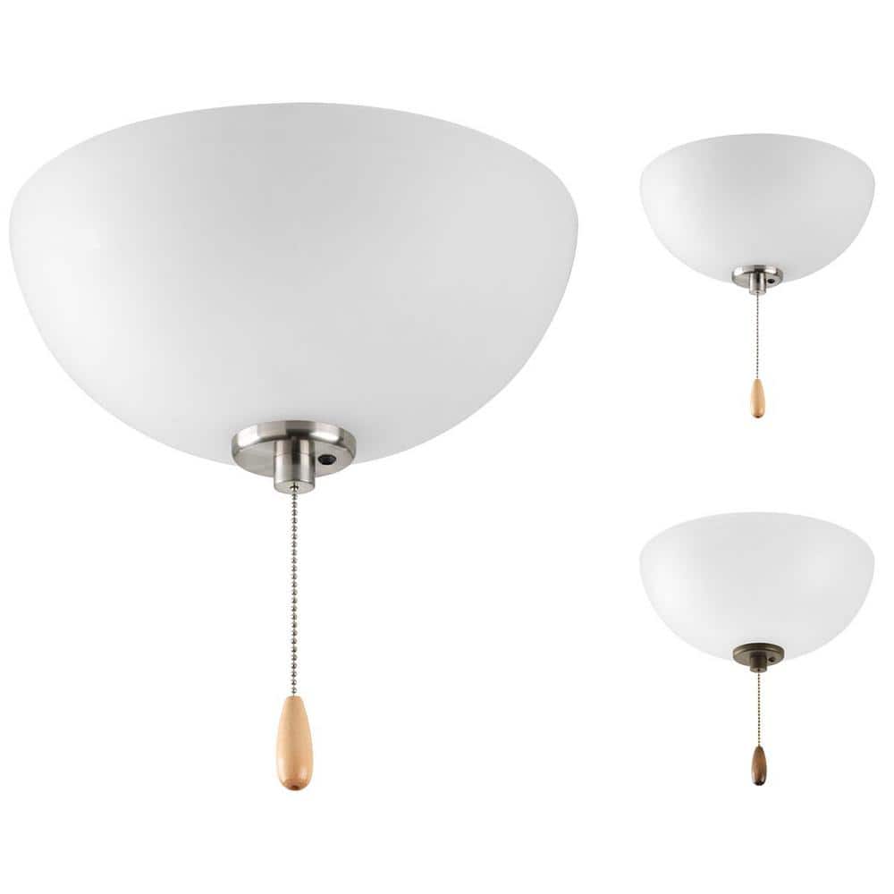 Progress Lighting Bravo Collection 2-Light Unfinished Ceiling Fan Light ...