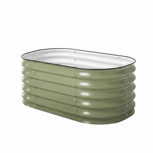 17 in. Tall Kids First Garden Bed 42 in. x 24 in. Raised Planter Box ...