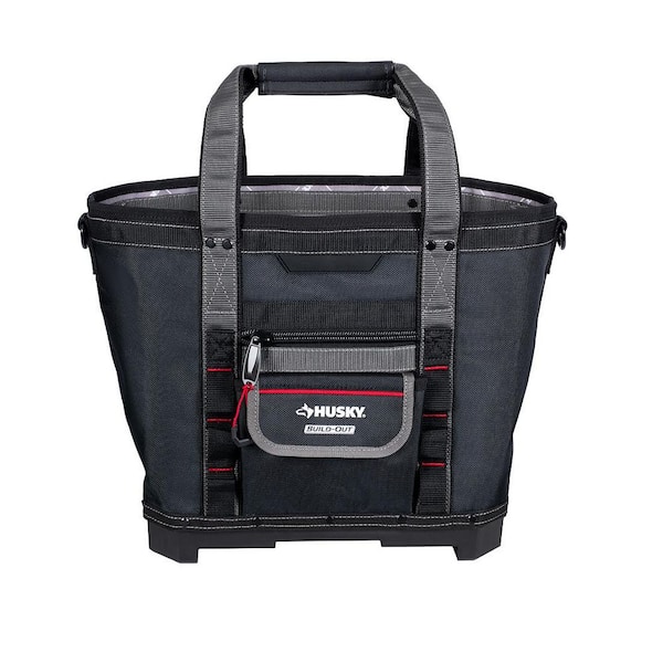 Husky Husky 14 in. Build Out Open Top Tool Bag HD72089-TH - The Home Depot