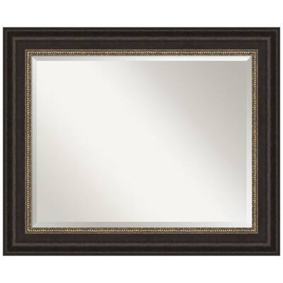 Amanti Art Medium Rectangle Bronze Bronze/Copper Metallic Beveled Glass ...