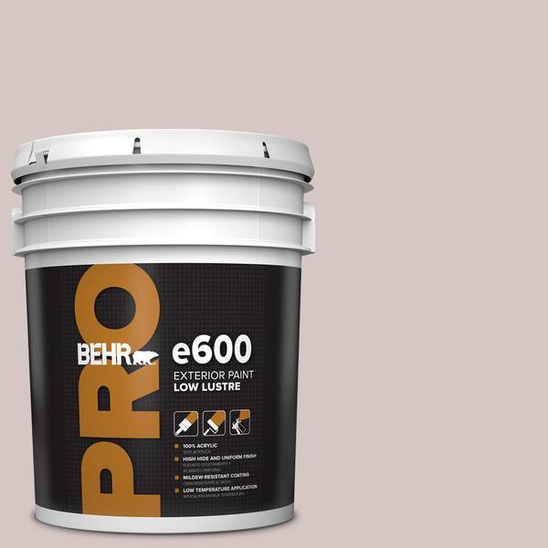 BEHR PRO 5 gal. #730A-3 Lilac Tan Low Luster Exterior Paint PR62005 ...