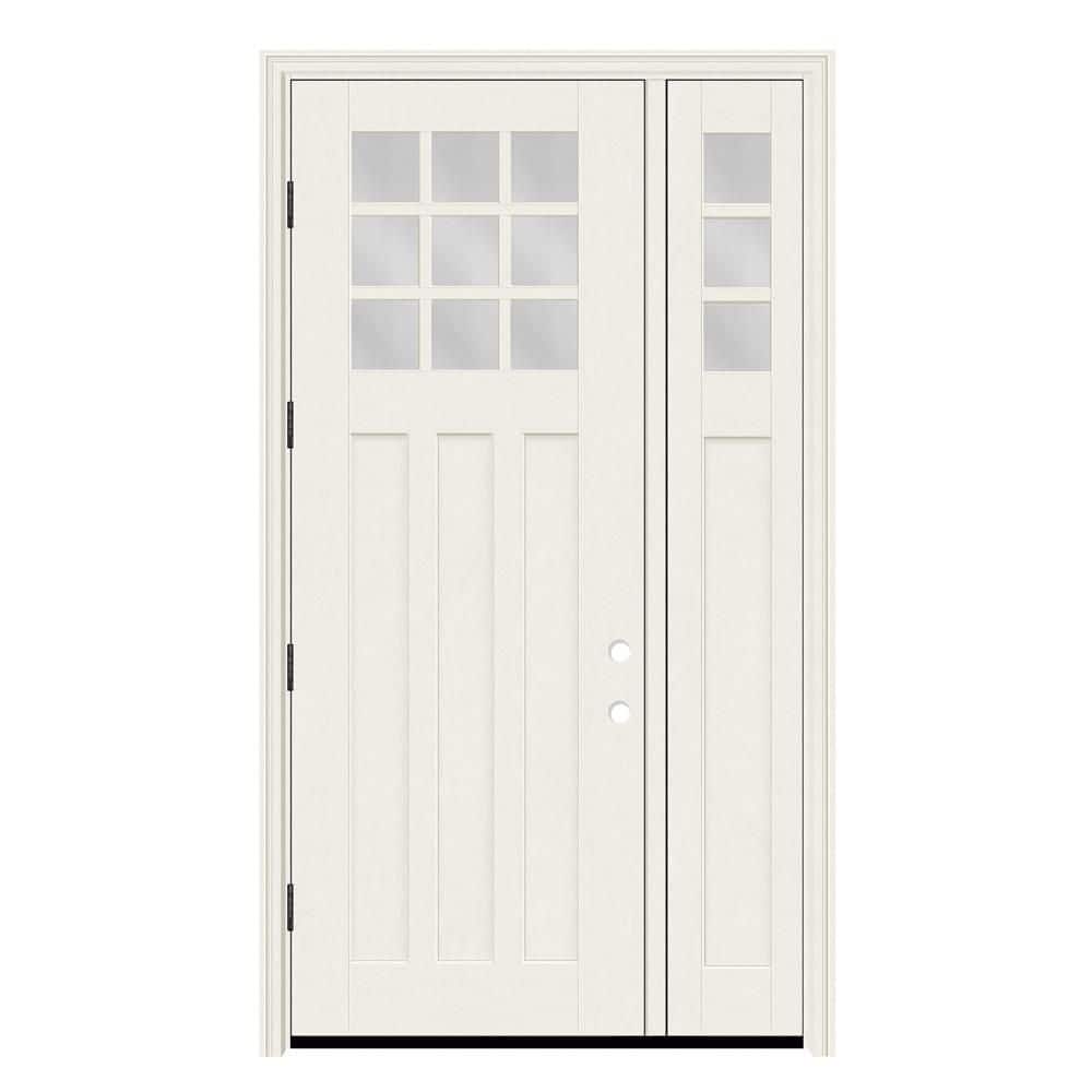 Steves & Sons Regency 51 in. x 96 in. 1/4 9L-SDL Clear Glass RHOS ...