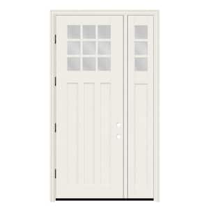 Steves & Sons Regency 53 in. x 96 in. 1/4 9L-SDL Clear Glass RHIS ...