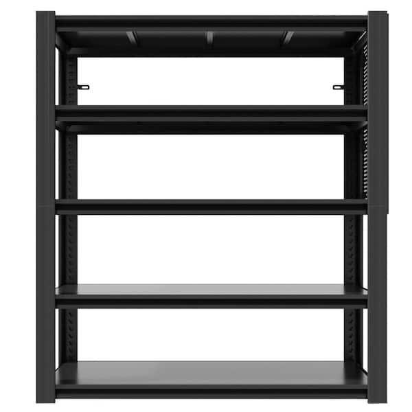 Damodpoy 72" 5-Tier Heavy-Duty Shelving with Pegboard, Industrial ...