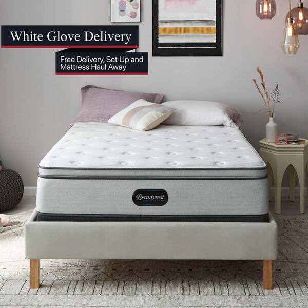 Beautyrest BR800 Twin XL Medium Innerspring 13.75 in. Mattress Set with ...