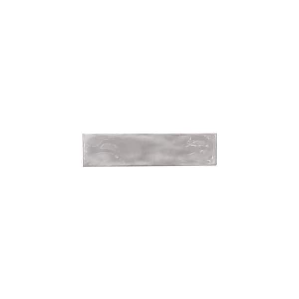 Jeffrey Court Take Home Sample-Rustico Gris 3 in. x 6 in. Glossy ...
