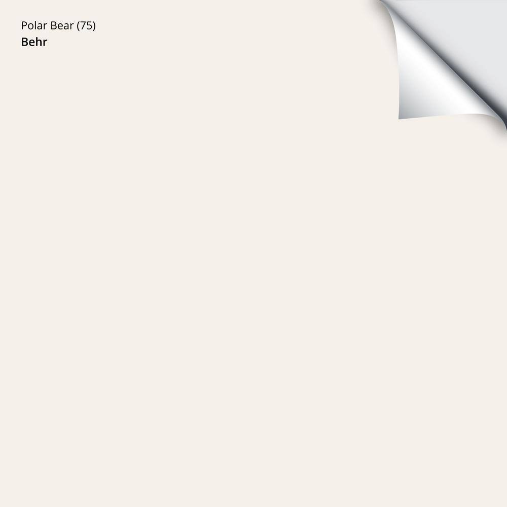 Samplize Match of Behr Polar Bear (75) 12 in. x 12 in. Peel and Stick ...