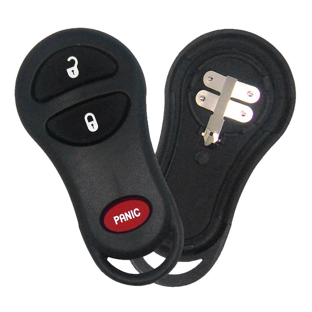 Car Keys Express Car Remote Replacement Case - Chrysler 3 Button Black ...