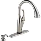 Delta Addison Single-Handle Pull-Down Sprayer Kitchen Faucet with ...