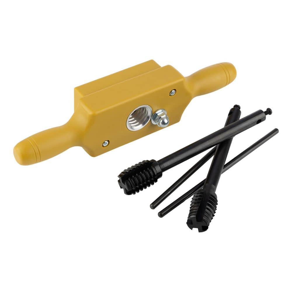 KINGS COUNTY TOOLS 3/4 in. x 6 TPI Tap and Set (5-Piece)-Jig Dowel Thread Tap Kit GW98N11-12 ...