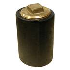JONES STEPHENS 6 in. Service Weight Cast Iron Push-On Cleanout Less ...