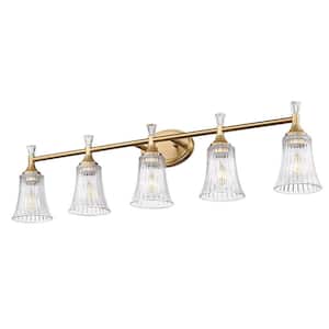 JAZAVA 22 in. Modern 3-Light Chrome Finish Vanity Lighting Fixtures ...