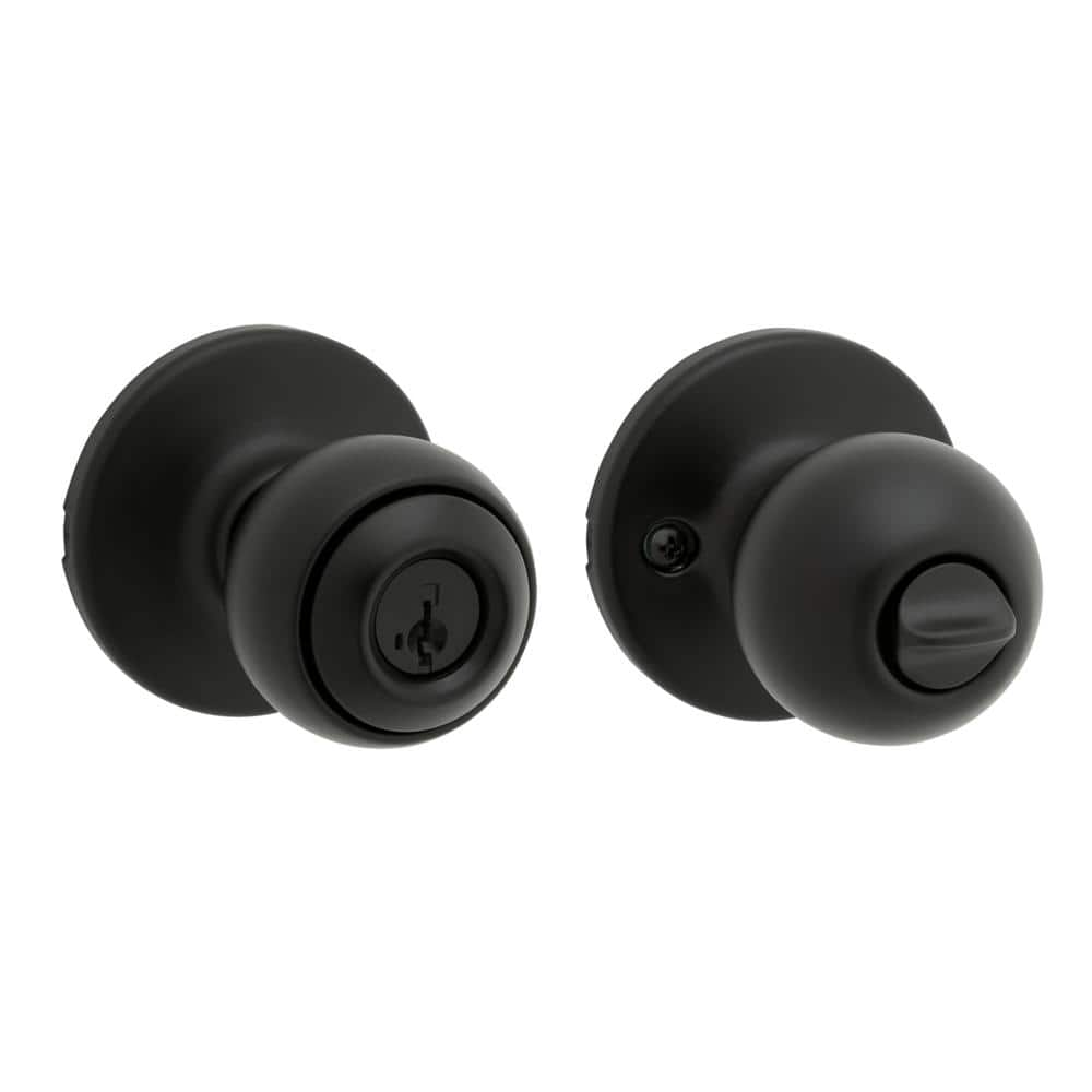 Reviews for Kwikset Polo Matte Black Keyed Entry Doorknob 1.875 in Featuring Smart Key Security ...